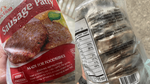 Chef’s Selection Sausage Patties